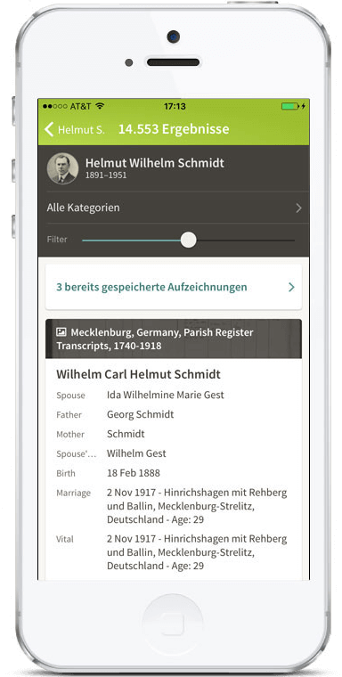 Ancestry mobile apps for iPhone, iPad, Android and Amazon