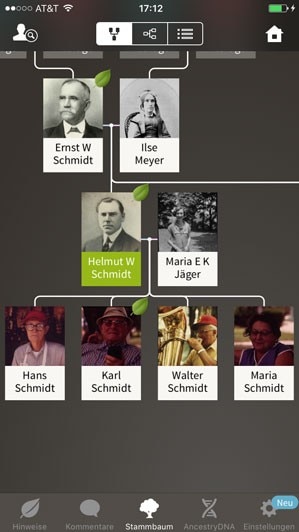 Ancestry mobile apps for iPhone, iPad, Android and Amazon