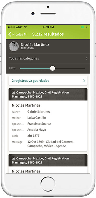 Ancestry mobile apps for iPhone, iPad, Android and Amazon