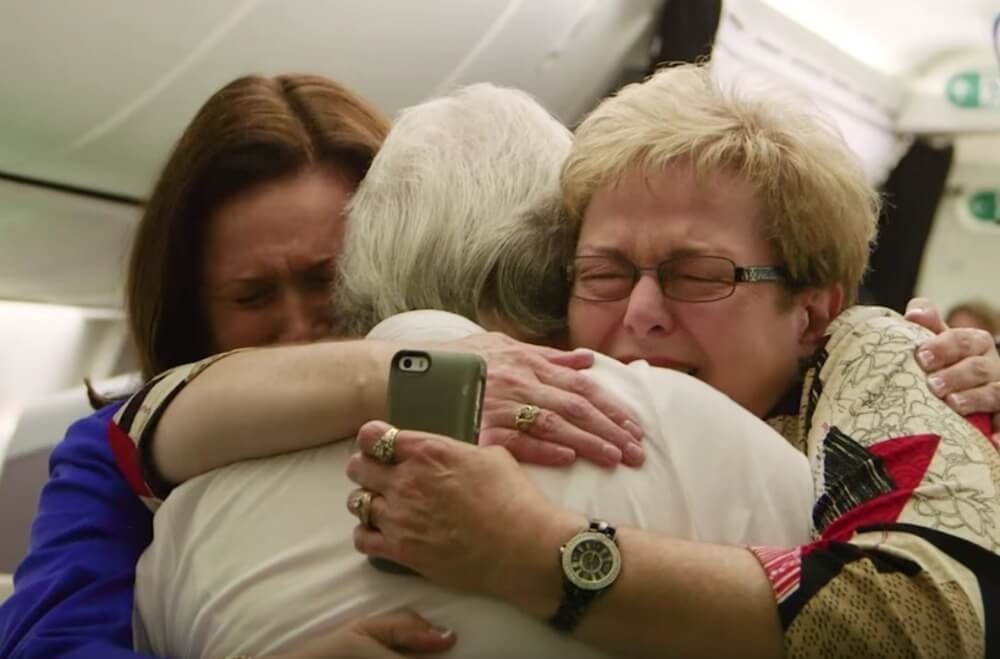 Three Sisters Meet for the First Time Ever on a British Airways Flight