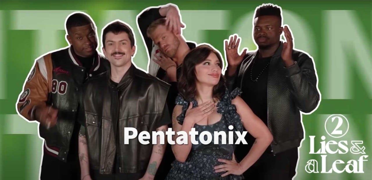 Pentatonix’s Holiday Family History SHOWDOWN | 2 Lies & A Leaf®