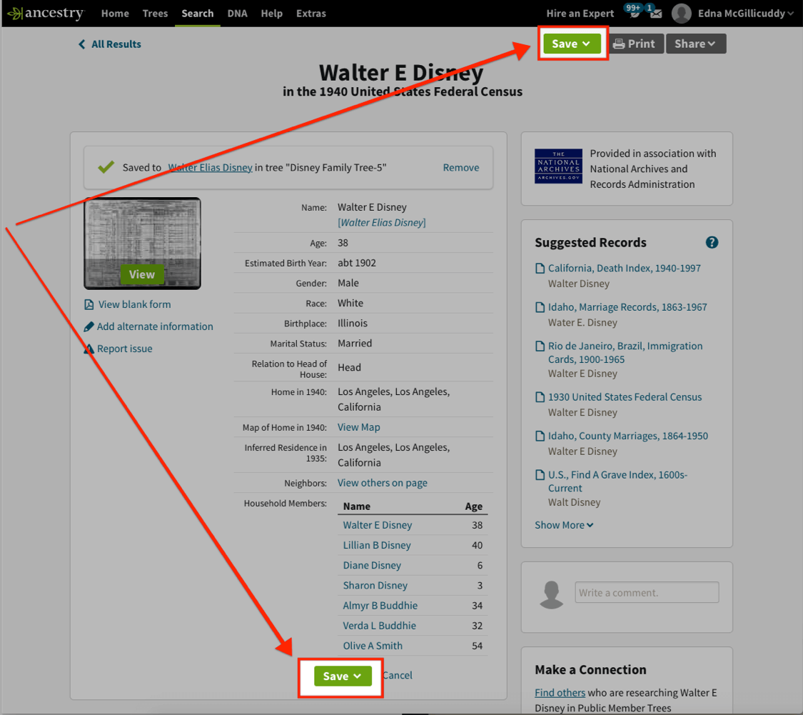 Ancestry Product Update: Conduct Search Utilizing the information on ...