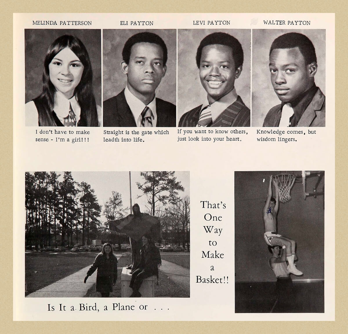 Sports Legends in Yearbooks